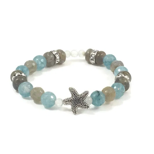 The Aqua Element – Good energy Gemstone Bracelets